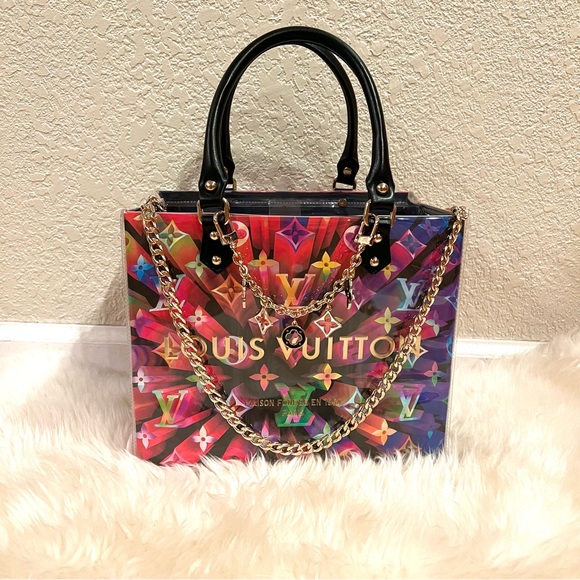 Louis Vuitton | Bags | Louis Vuitton Lv Shopping Tote Bag Crossbody Bag ...